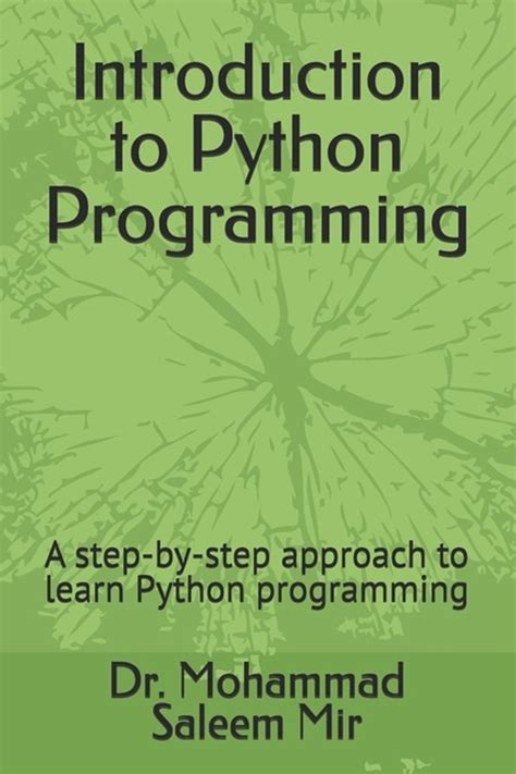 Introduction To Python Programming 9798249501891 Mohammad Saleem
