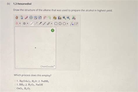 Show How Each Alcohol Or Diol Can Be Prepared From An
