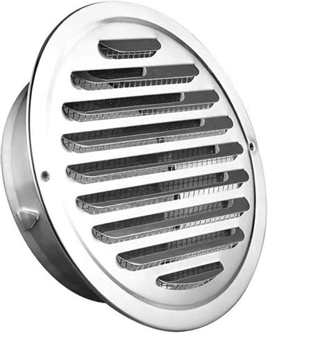3 Inch Stainless Steel Vent Cover Round Air Vent Built In Screen Mesh