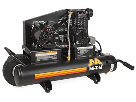Mi T M 8 Gal Industrial Single Stage Electric Air Compressor Air
