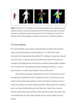 Inferring Implicit 3D Representations From Human Figures On Pictorial