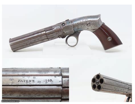 Antebellum Pre Civil War Robbins And Lawrence Ring Trigger Pepperbox Ring Trigger Ties To Tyler