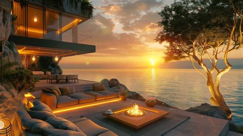 Relaxing Jazz Instrumental At Seaside Cafe Ambience Smooth Bossa Nova Jazz Ocean Wave Sounds