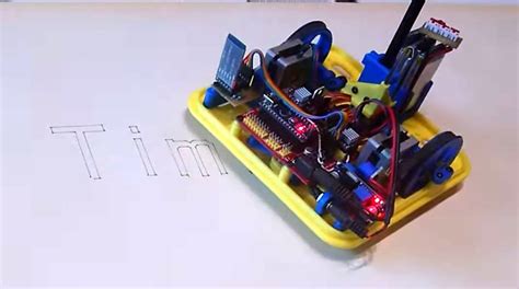 Tim S Draw Bot Gets Around With A Pen Hackaday
