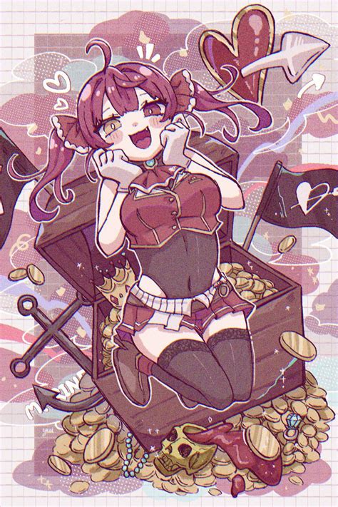 宝鐘マリン🏴‍☠️＠新曲聞いてくださいホロライブ3期生 On Twitter Rt Yuimeooow 🏴‍☠️💕 マリンのお宝