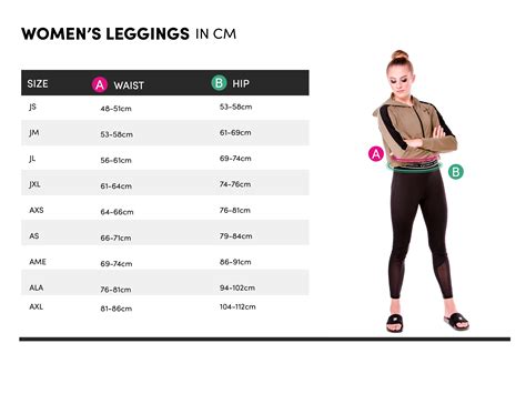 Womens Leggings Size Guide — Quatro Apparel Inc