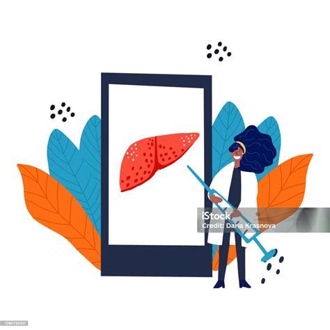 手繪醫學插圖與肝臟向量圖形及更多人類內臟圖片 人類內臟 人類消化系統 人類肝臟 Istock