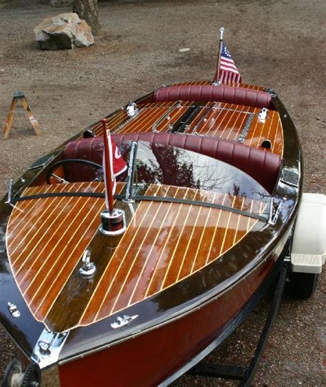 Classic Wooden Runabout Boat Plans ~ Free Tunnel Hull Boat Plans