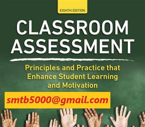 Classroom Assessment Principles And Practice That Enhance Student