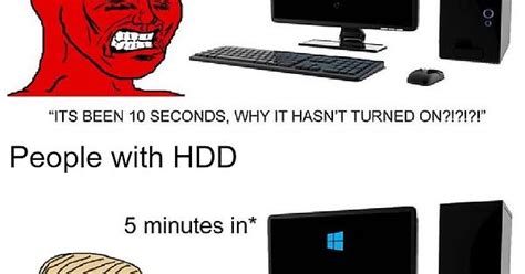 The Difference Between Gamers Who Use Hdd Vs Ssd Album On Imgur