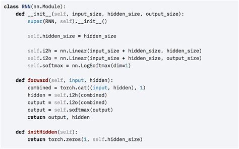 rnn implementation incorrect in pytorch tutorials pytorch forums