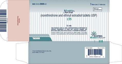 Nortrel Package Insert Prescribing Information