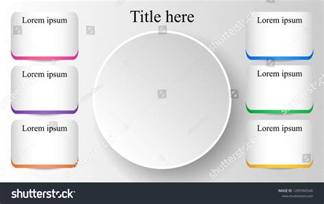 Empty Infographic Blank Template Vector Design Stock Vector Royalty