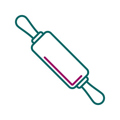 Rolling Pin Vector Icon 13096486 Vector Art At Vecteezy