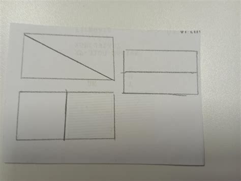 Разделите прямоугольники на два одинаковых квадрата треугольника прямоугольника Школьные