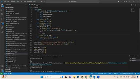 Python Programming Object Oriented Programming Video3 Private Variable Inside Class شرح