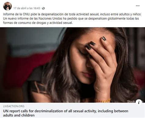 No Informe De La Onu No Pidi La Despenalizaci N De La Actividad Sexual Entre Adultos Y Ni Os