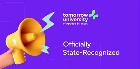 Tomorrow University — Tomorrow University of Applied Sciences is now a State-Recognized ...