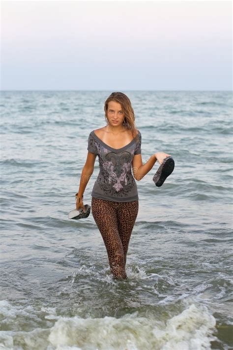 Girl In Wet Clothes Stock Image Image 27828331