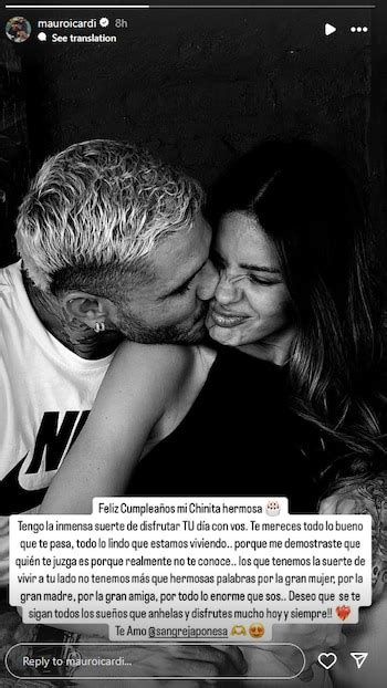 Mauro Icardi Le Dedicó Un Romántico Mensaje De Cumpleaños A La China