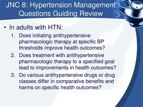 Ppt Hypertension Guidelines Jnc 8 Powerpoint Presentation Free Download Id 9192713