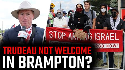 Another Ugly Reception For Justin Trudeau Outside Brampton Liberal