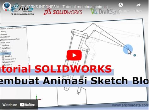 Cara Mudah Membuat Konsep Mechanical Dengan Sketch Block Reseller SolidWorks Indonesia