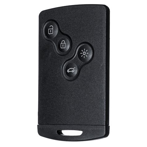 4 Button 433Mhz PCF7952 Chip Remote Key Battery For Renault Koleos Clio