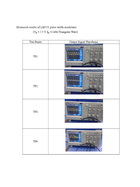 measured results of lm555 pulse width modulator v 2 5 v f 1 khz