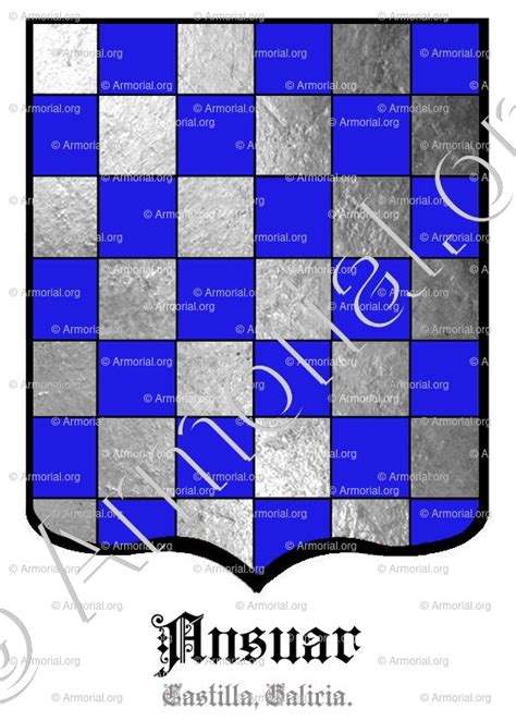 Ansuar Armoiries Blason Etymologie Et Origine Nom De Famille
