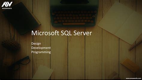 Design And Develop Your Database With Microsoft Sql Server By Ansaworks Fiverr