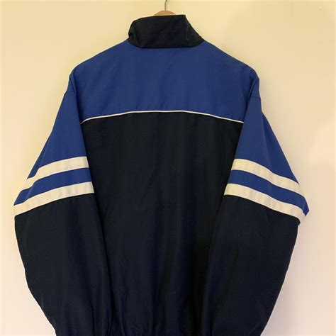 Ellesse Vintage Shell Suit Track Jacket Men Size Depop