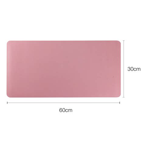 Vusign By Deli Double—side Pu Leather Mouse Pad Anti Slip Waterproof Gaming Mouse Pad Keyboard