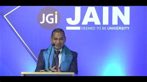 Valedictorian Speaks Mithilesh Kumar Singh 12th Annual Convocation Youtube