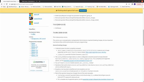 Classifier Missing Python39 · Issue 25857 · Azureazure Sdk For