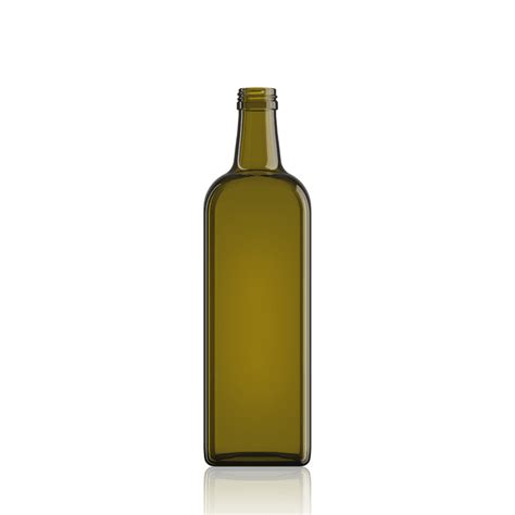 1L Antique Green Glass Olive Oil Bottle Orora Beverage