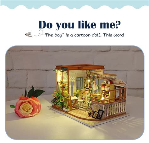 Cutebee Каса Кукольный дом миниатюрная мебель кукольный домик Diy Миниатюрные домики комната
