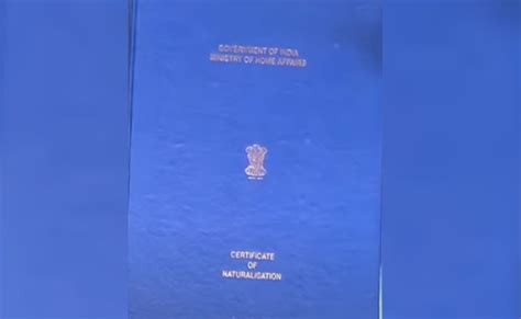 Citizenship Certificates Under Caa Given To Beneficiaries In Bengal