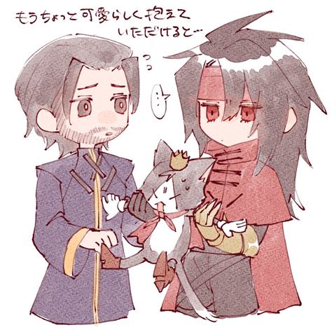 Cait Sith And Reeve Tuesti Final Fantasy And 3 More Drawn By Nitoya