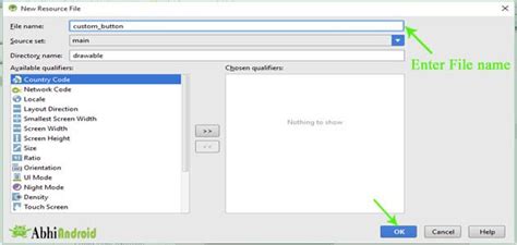 How To Create Drawable Resource Xml File In Android Studio Abhi Android