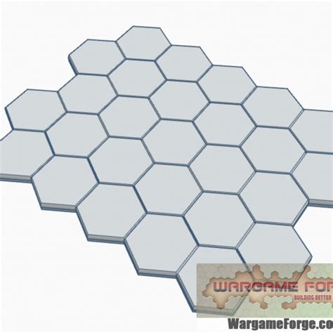 3d Printable Blank 19 And 27 Hex Tile Clusters Hex Map Scale By