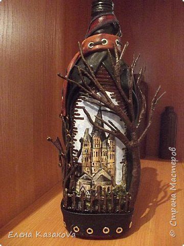 Бутылочный декор... | Glass bottle crafts, Bottle crafts, Bottle art