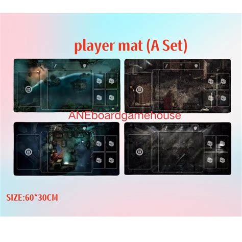 Custom Boardgame Mat Too Many Bones Playmat Unofficial Product Etsy