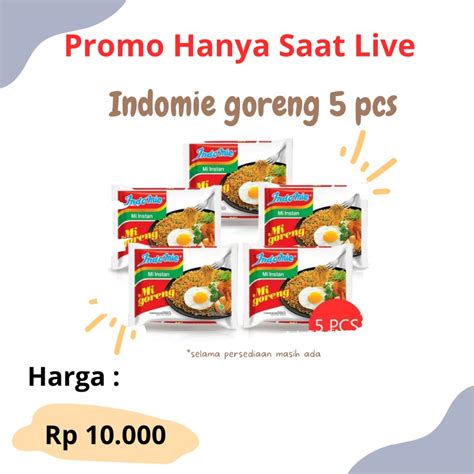 Jual Promo Bundling Indomie Goreng Pcs Shopee Indonesia