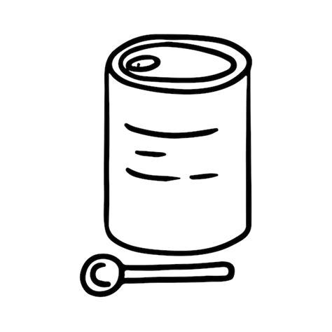 낙서 스케치 스타일의 손으로 그린 유아 분유 디지털 붓펜으로 그린 아기 요소 프리미엄 벡터