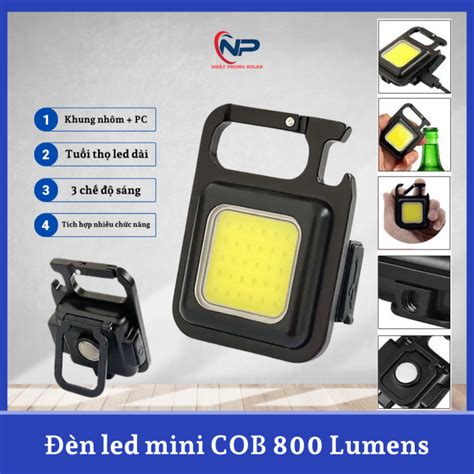 Đèn Led Pin Mini Siêu Sáng đèn Pin Móc Khóa 5in1 Tích Hợp Mở Bia Chống Nước Có 3 Chế độ Sáng