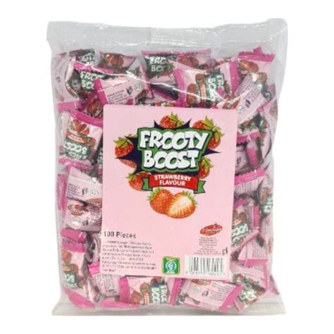 Frooty Boost Strawberry Flavour 100 Piece Superb Hyper