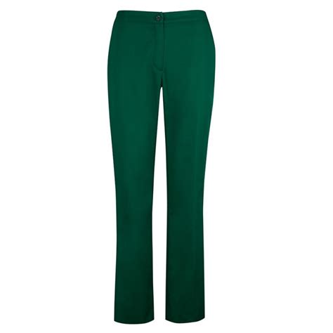 Womens Bootleg Trousers Bottle Green Nf968