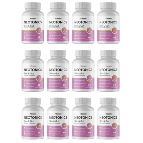 Neotonics Skin And Gut Essential Probiotics 12 Bottles 720 Capsules