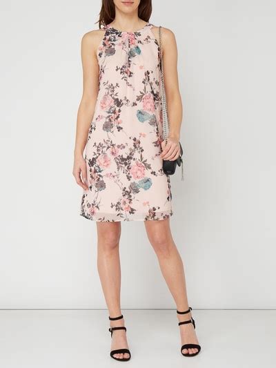 Montego Kleid aus Chiffon mit floralem Muster rosé online kaufen